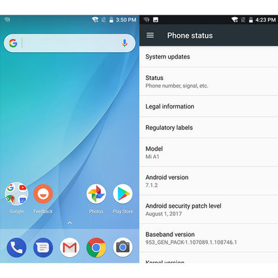Latest Android Smart Phones With Price Octa Core Processor Dual Camera Xiaomi A1