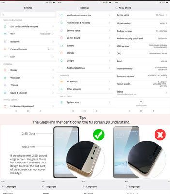 Global Version Octa Core Xiaomi Mix 2 Phone 5.99Inch Support WIFI / Bluetooth