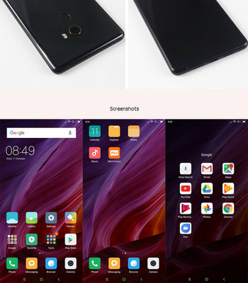 Global Version Octa Core Xiaomi Mix 2 Phone 5.99Inch Support WIFI / Bluetooth