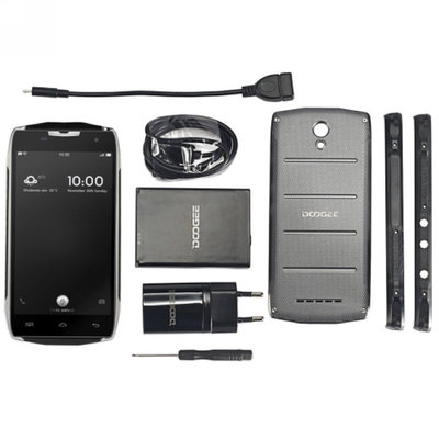 Doogee T5 Rugged Mobile Phones , 5 Inch Unbreakable Android Mobile Phones 4500mAH 13MP Camera