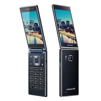 Beste Smartphone 4 inch 854x480 Android 5.1 2050mAh 13MP Flip Vkworld T2