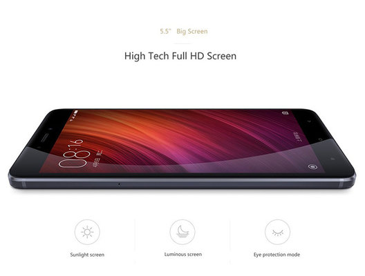 3GB 32GB Xiaomi Mi Mobile Phone , Xiaomi Redmi Note 4 Snapdragon 625 Octa Core 5.5"