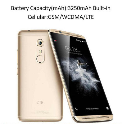 Unlocked 2 Ghz Processor Mobile , Quad Core Android Smartphone 6GB 128GB  ZTE Axon 7