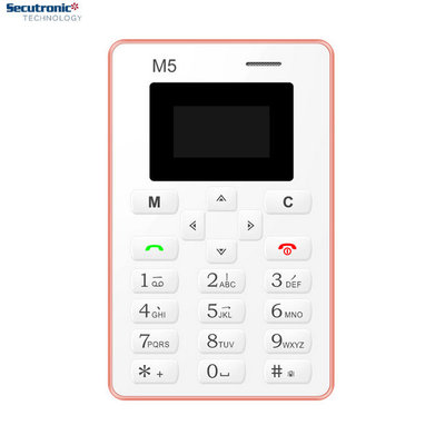 GSM Ultra Thin Basic Mobile Phones With Keypad , Basic Android Phone Setro M5