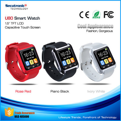 Andriod Bluetooth Smartwatch U80 U Smart Watch Wristwatch With Touch Screen