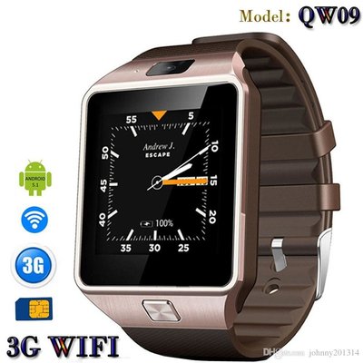 Shenzhen Smartwatch Relogio ZD09 DZ 09 QW09 DZ09 Wifi Android 4.4 Smart Watch Phone
