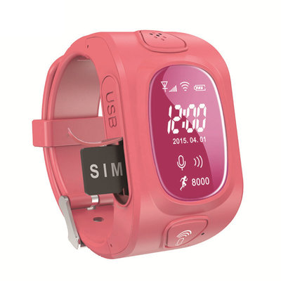 SOS Body Kids Safety GPS Tracker Watch Baby Location USB Charger Wonlex GW300