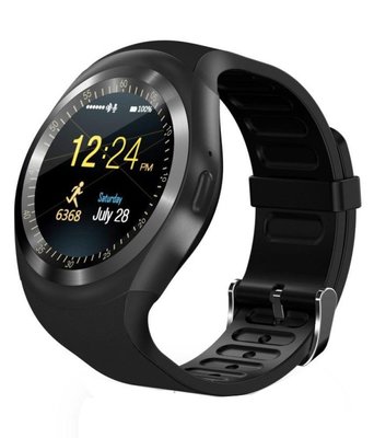 Anti - Lost Round Smartwatch Android 4.4 OS MTK6572 512MB 4GB ROM GPS SIM 3G H1 Q8