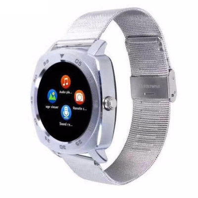 Wrist Android Wear Smartwatch Phone , X3 smart watch mobile phone Micro Sim Card