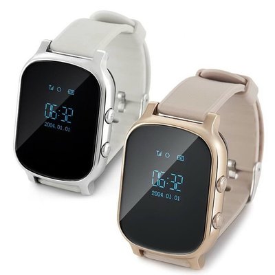 No Camera Android Wear Smartwatch , Android Wear GPS Watch SOS Safety Call Anti - Lost