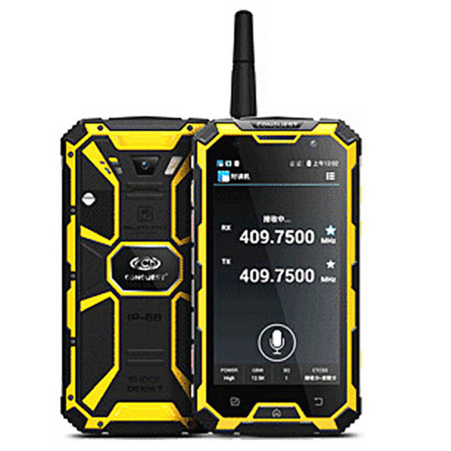 4G 5 Inch Rugged Mobile Phones , MTK6755 Rugged Smartphone Long Battery Life 4GB 64GB