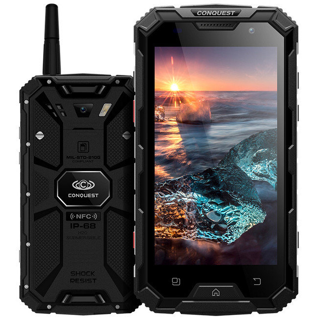 OTG IP68 Rugged Mobile Phones , Heavy Duty Smartphone With Toughest Screen 5 Inch