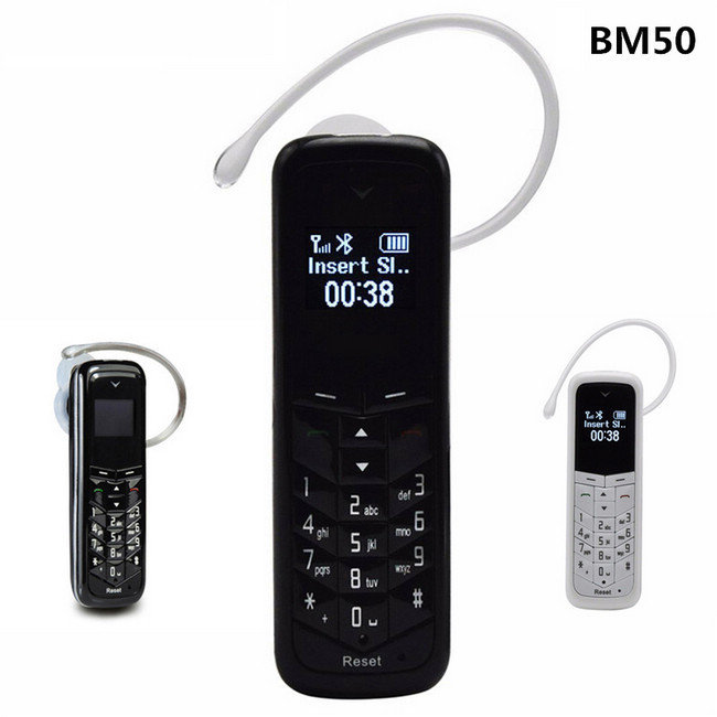 Bluetooth Compact Size Small Slim Mobile Phones 0.66 Inch Setro BM5 300mAh