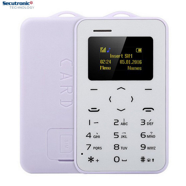GSM Ultra Thin Basic Mobile Phones With Keypad , Basic Android Phone Setro M5