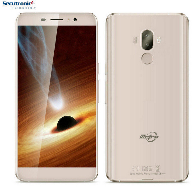 Quad Core 5.3 Inch Smart Mobile Phones Android 7.0 MTK6737 1280x720 Setro S8 Pro