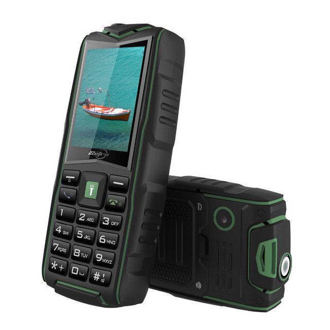 3 SIM Cards Rugged Waterproof Cell Phones / Android Phone GSM 2.4 Inch 64MB RAM Setro V3