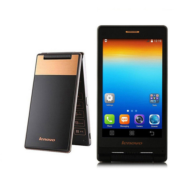 GSM Old Mobile Phones 4GB ROM MTK6582 Quad Core 2250mAh 5MP Dual SIM Lenovo A588T