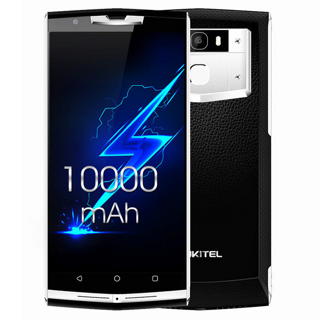 Android 7.0 Rugged Mobile Phones 5.5 Inches 10000mAh 13MP NFC Oukitel K10000 Pro