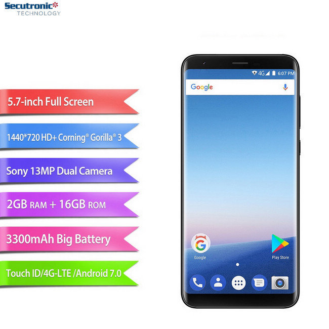 Setro All New Cell Phones Unlocked 5.7" HD Quad Core 4G Android 7.0 Nougat MiX 2