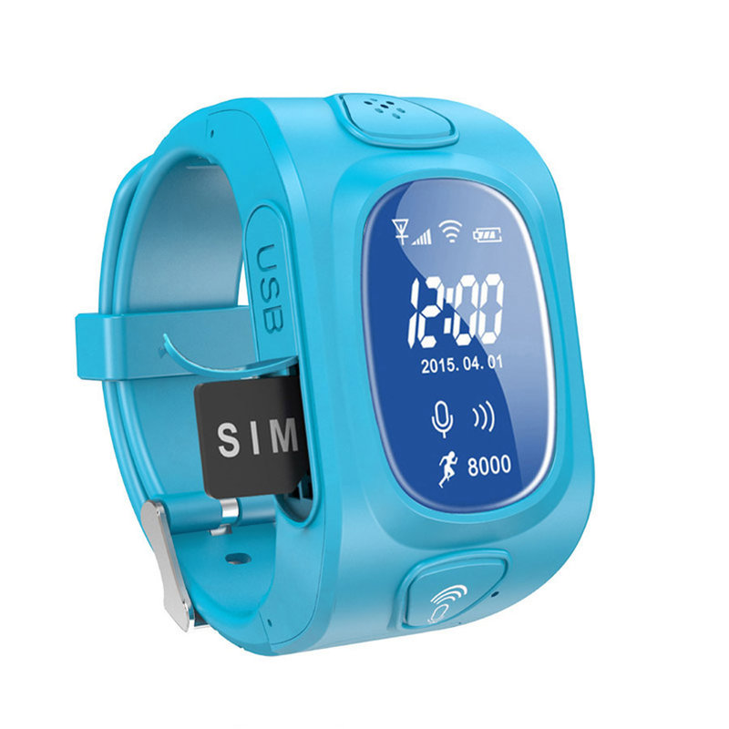 SOS Body Kids Safety GPS Tracker Watch Baby Location USB Charger Wonlex GW300