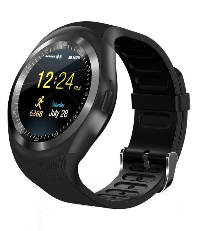 Anti - Lost Round Smartwatch Android 4.4 OS MTK6572 512MB 4GB ROM GPS SIM 3G H1 Q8