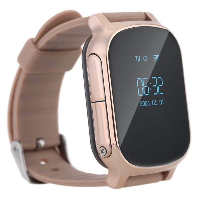 No Camera Android Wear Smartwatch , Android Wear GPS Watch SOS Safety Call Anti - Lost