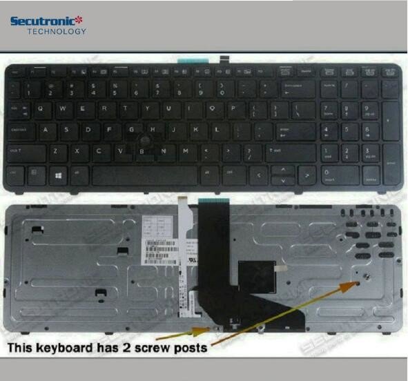 Laptop Backlit Keyboard Replacement Original Brand New HP ZBook 15 17 Applied