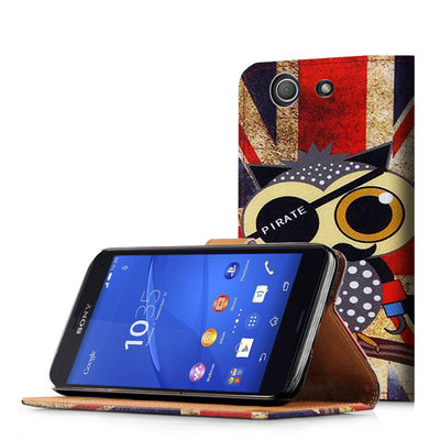 Lightweight and Stylish Sony Phone Cases Wallet Flip For  Z3 Compact