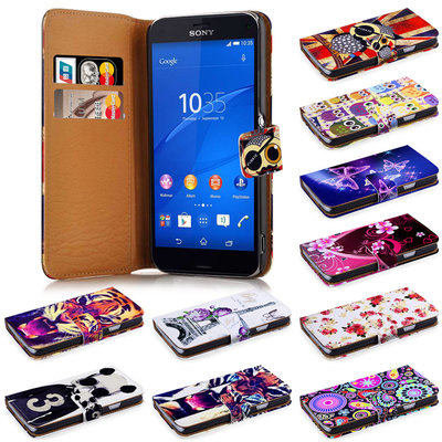 Lightweight and Stylish Sony Phone Cases Wallet Flip For  Z3 Compact