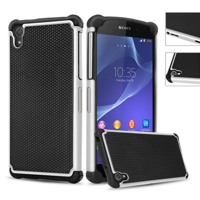 Shock Proof  Xperia Z2 Sony Phone Cases / Smartphone Protective Case Back Cover