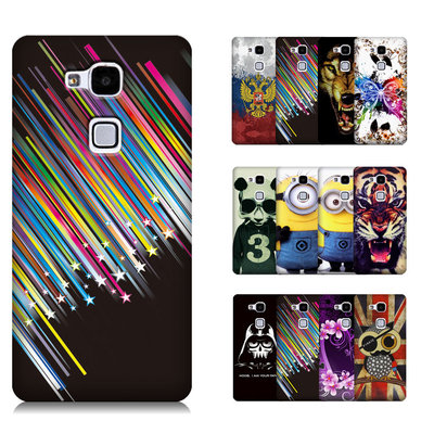 Huawei Mate 7 phone cover , Soft TPU Printed Gel Cell Phone Protective Cases