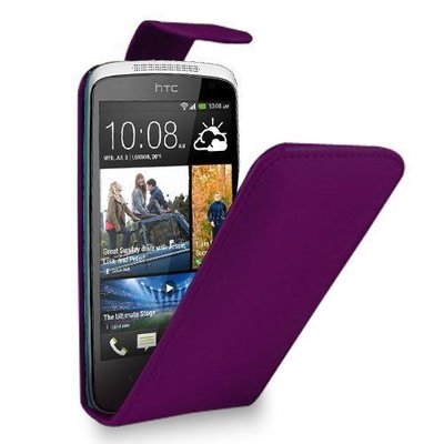 HTC Desire 816 Flip Wallet Leather Case With Card Holder Back Protective Cover