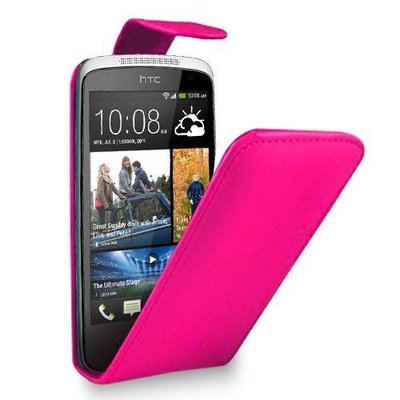 HTC Desire 816 Flip Wallet Leather Case With Card Holder Back Protective Cover