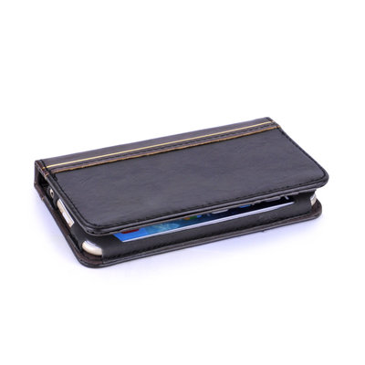 Book Design Wallet flip iPhone Protective Case Cover Bag with credit card slot