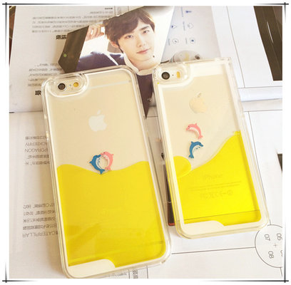 Drop proof Flowing Liquid PC Hard iphone protective cover For 6 / 6s