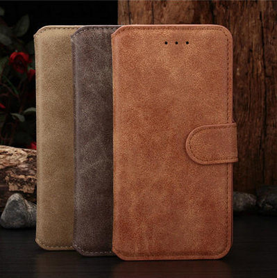 Luxury Leather Flip Phone Cases , cell phone case with credit card slot for Iphone 6s