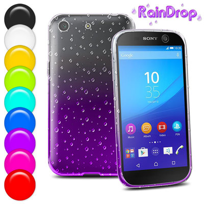 Raindrop mobile phone cases for  M5 , sony cell phone accessories