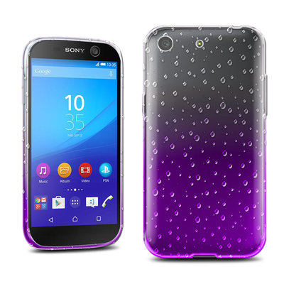 Raindrop mobile phone cases for  M5 , sony cell phone accessories