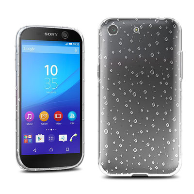 Raindrop mobile phone cases for  M5 , sony cell phone accessories
