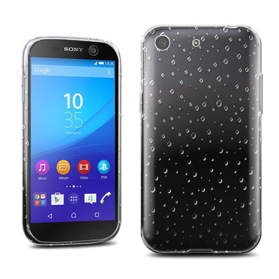 Raindrop mobile phone cases for  M5 , sony cell phone accessories