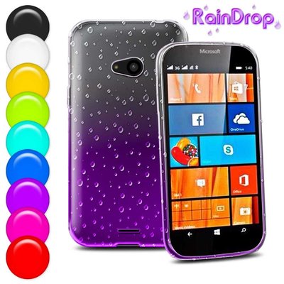 Custom Nokia Lumia 540 5.0 inch Soft Tpu Material Phone Case Raindrop Design