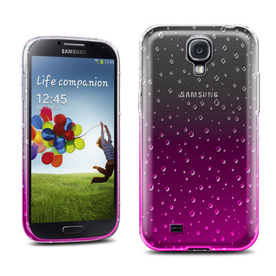 Raindrop design Samsung Cell phone Covers for Galaxy S4 protective back case
