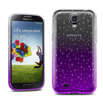 Raindrop design Samsung Cell phone Covers for Galaxy S4 protective back case