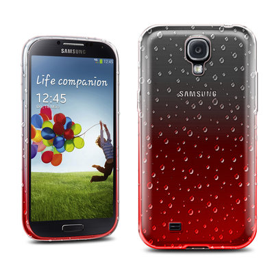 Raindrop design Samsung Cell phone Covers for Galaxy S4 protective back case