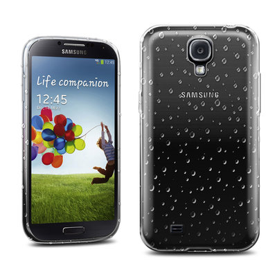 Raindrop design Samsung Cell phone Covers for Galaxy S4 protective back case