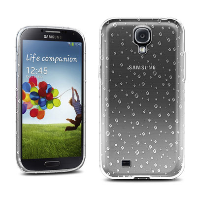Raindrop design Samsung Cell phone Covers for Galaxy S4 protective back case