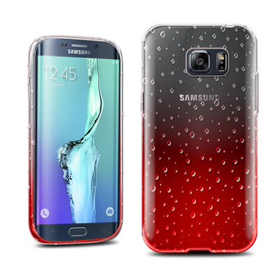 Personalised Soft plastic Samsung Galaxy S6 Edge  case cover with multi colors