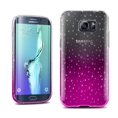 Personalised Soft plastic Samsung Galaxy S6 Edge  case cover with multi colors