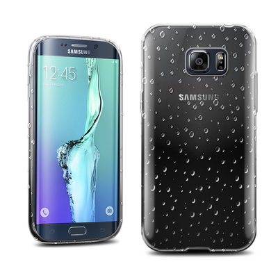 Personalised Soft plastic Samsung Galaxy S6 Edge  case cover with multi colors