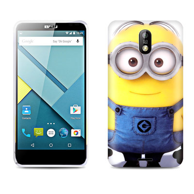 Beautiful 5.0 inch printed Gel Tpu back Blu Phone Case with stand for Studio G